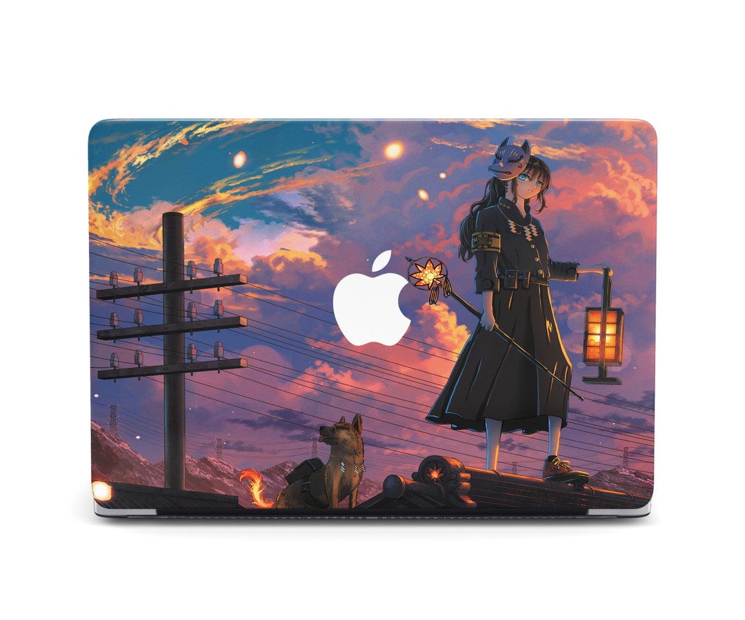 Anime Girl With Shiba Ino MacBook Case for MacBook Air 2022 Art MacBook ...