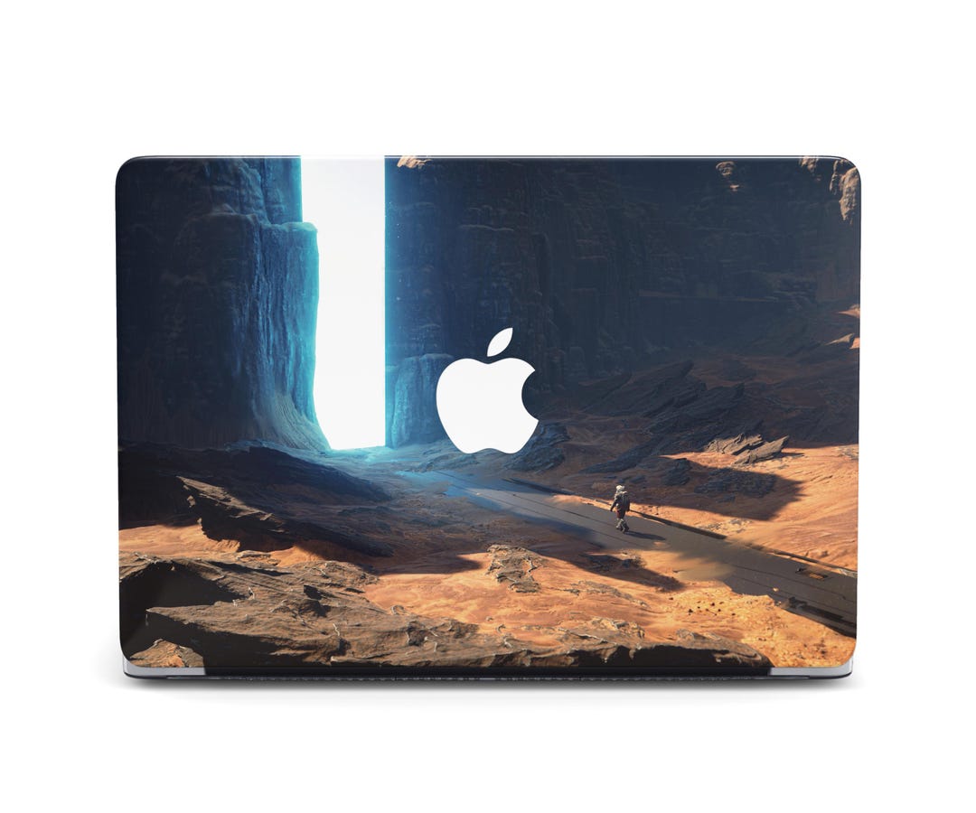 Alien Desert Cave Explorer Sci-fi Landscape MacBook Case for MacBook ...