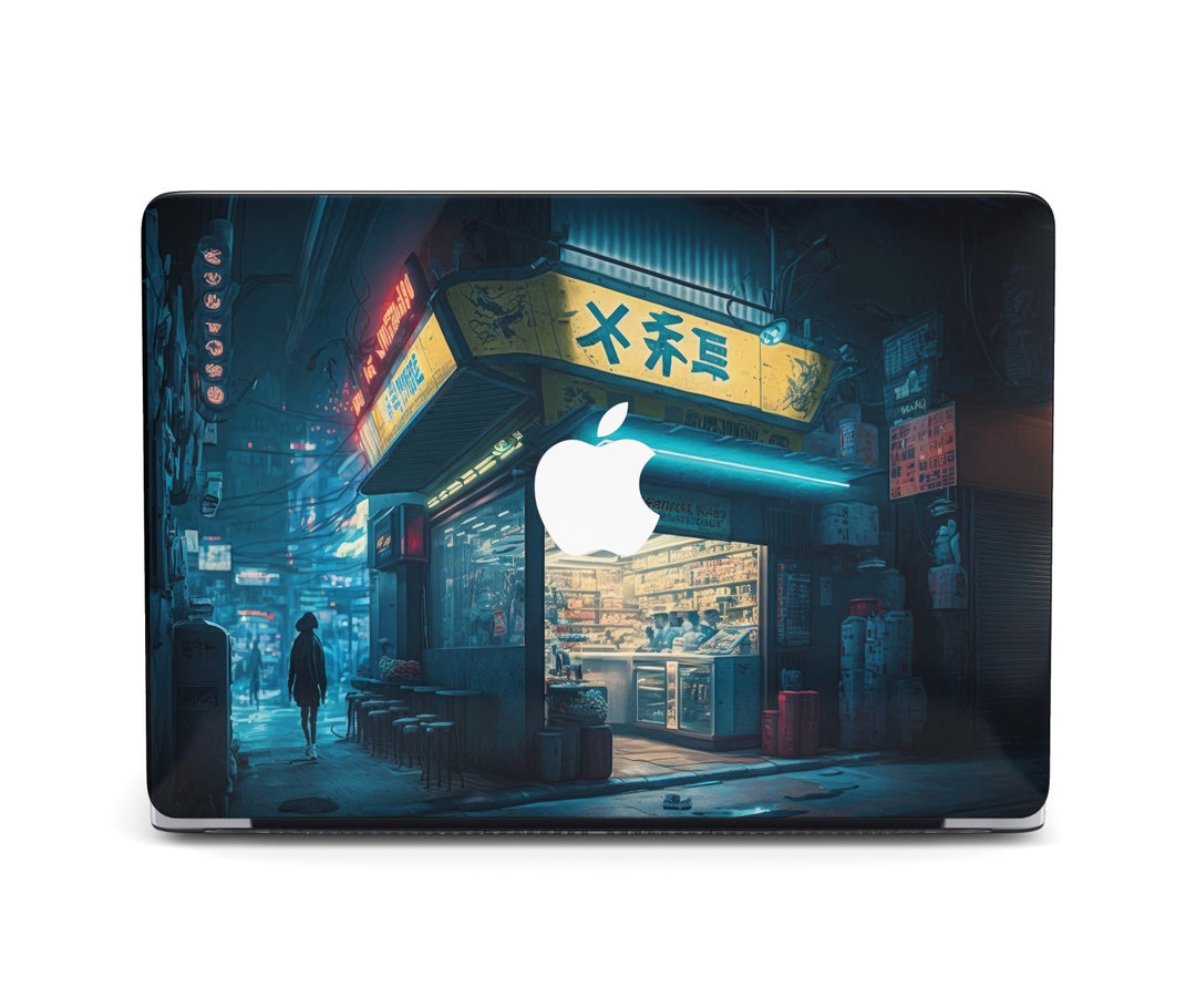 Night Neon City Cyberpunk MacBook Pro 13 16 A2141 Pop Art Hipster Art ...