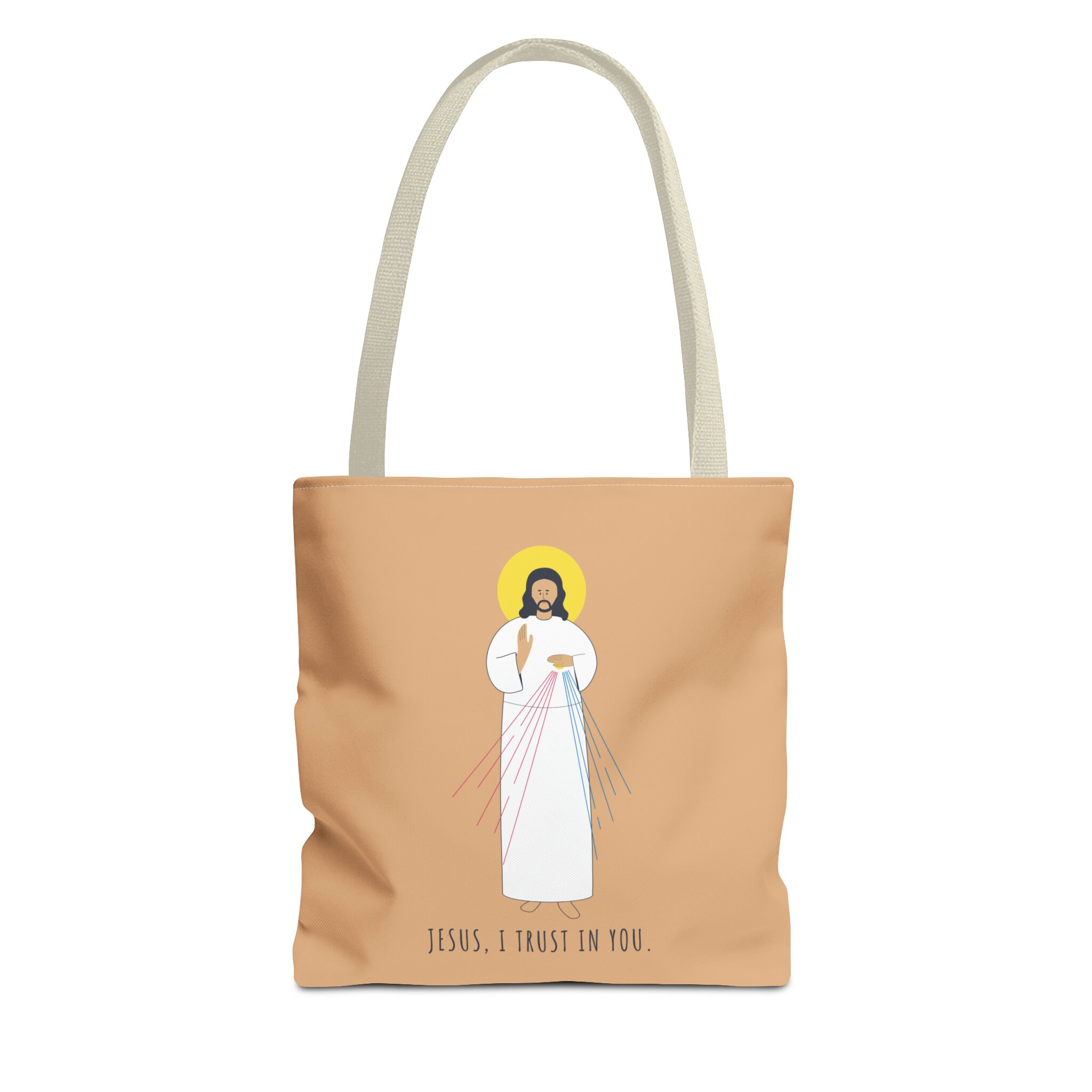 Divine Mercy Tote Bag Large Jesus Tote Bag Unique Catholic Gifts ...
