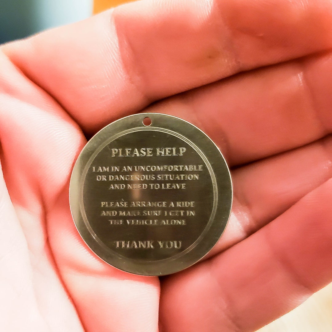 Safety Coin Stay Safe Dating, Traveling, Meeting Strangers, or Partying ...