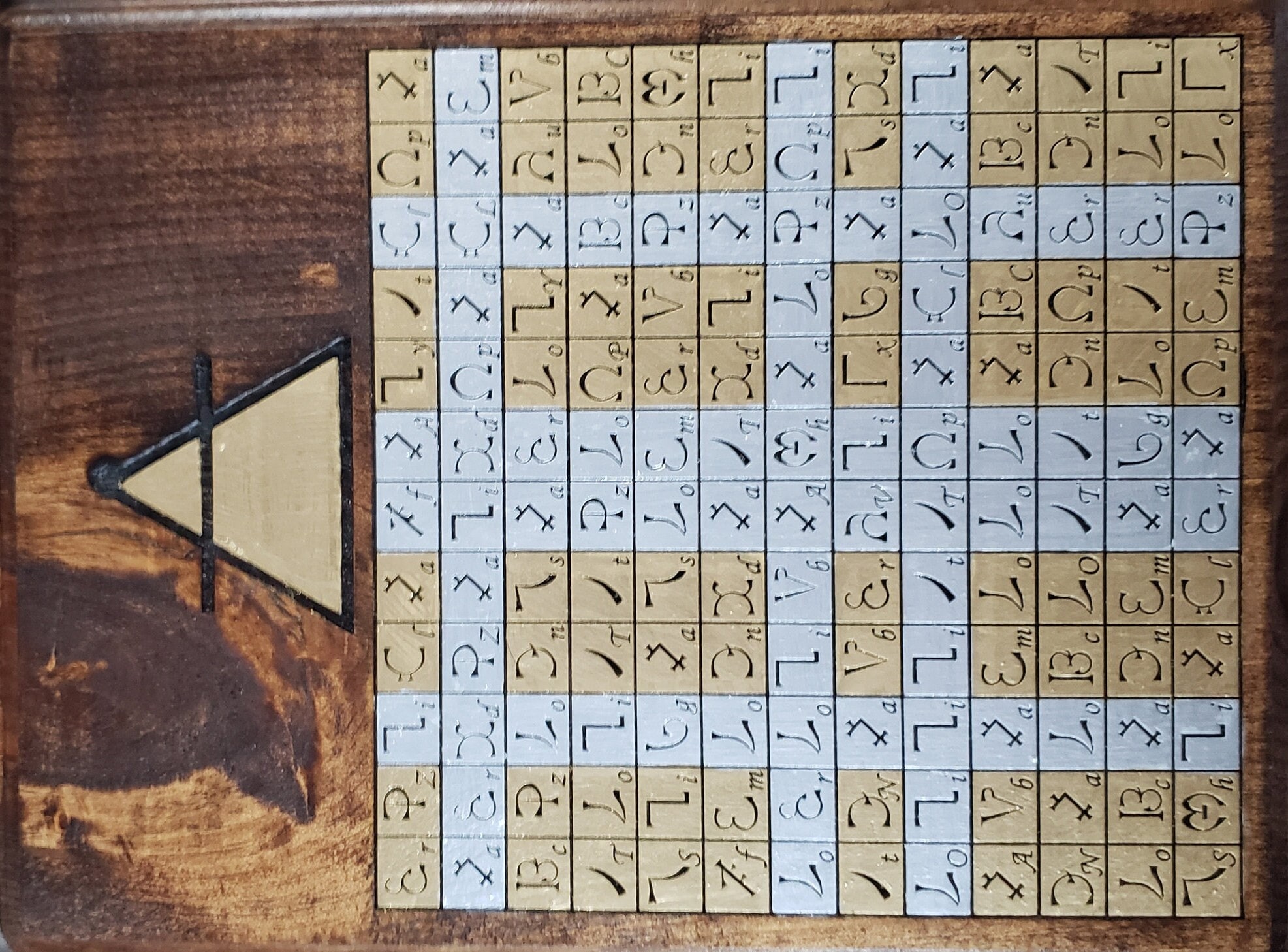 Enochian Great Table set of 5 Tablets: Air, Water, Fire, Earth and ...