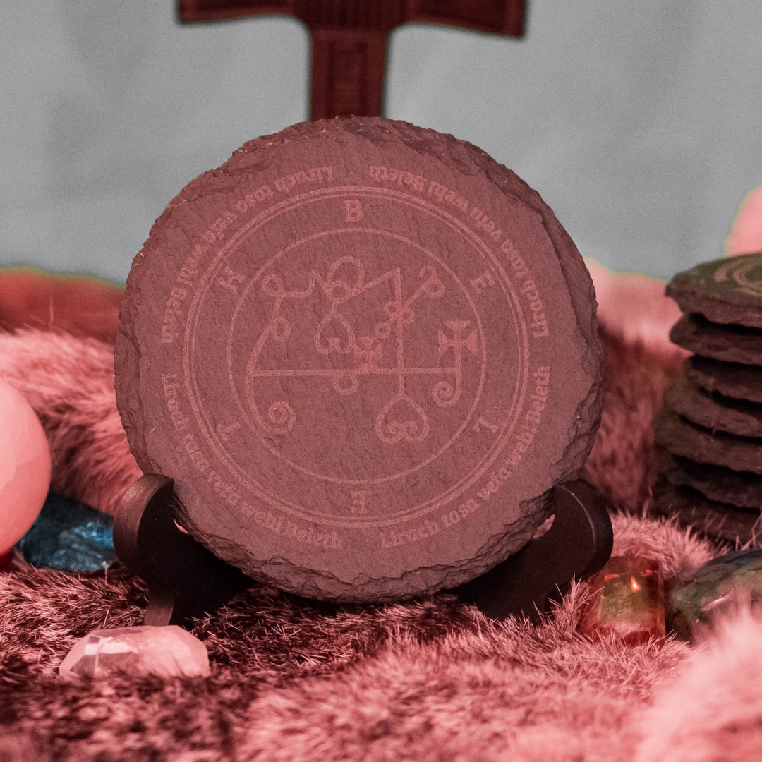Set of 4 Devotional Coasters King Beleth- Goetia Spirit - Etsy Australia