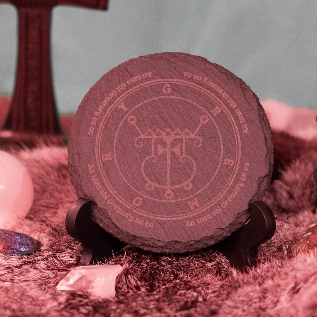 Set of 4 Devotional Coasters Duke Gremory - Goetia Spirit - Etsy Australia