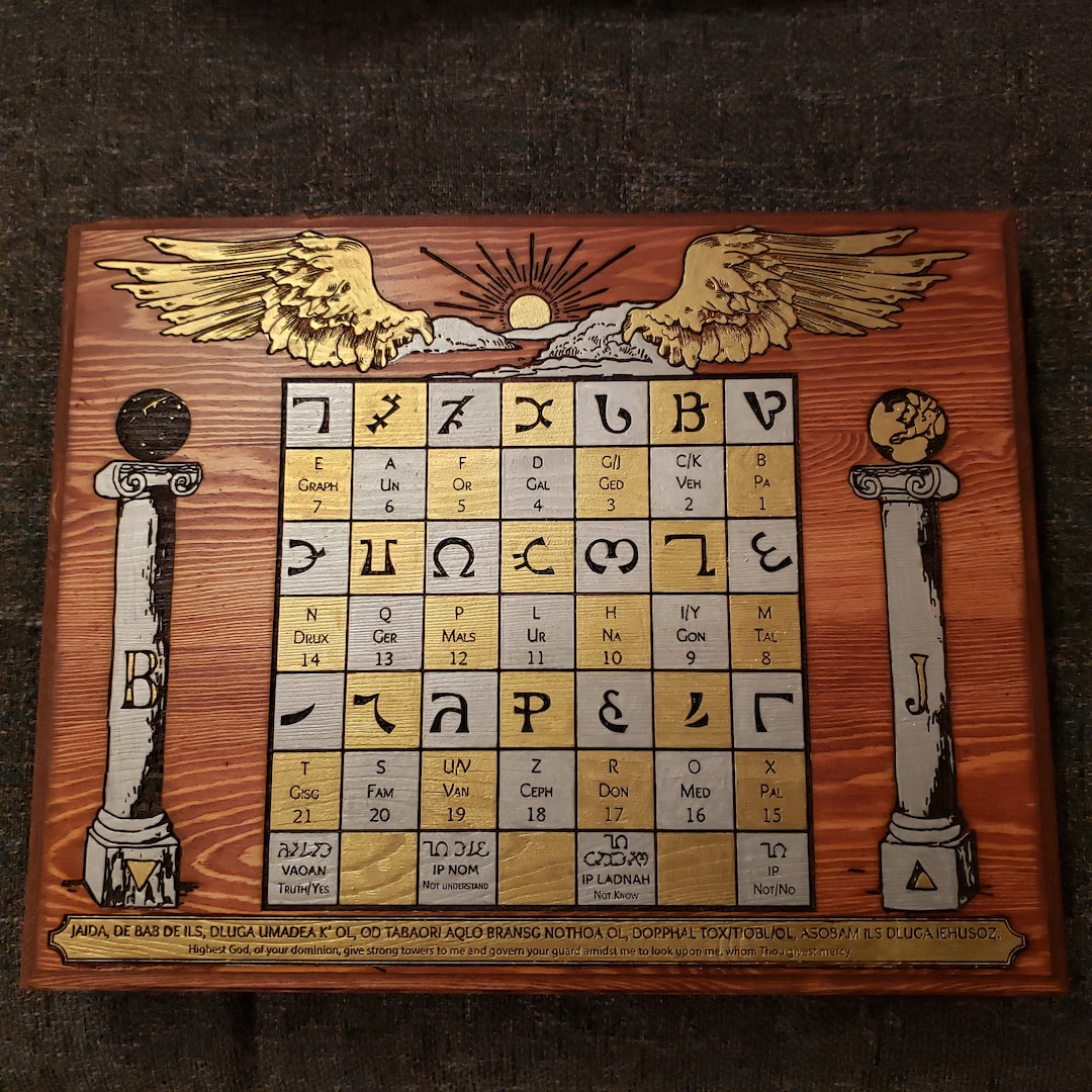 Angelic Enochiantalking Spirit Board (ouija Board) - Etsy