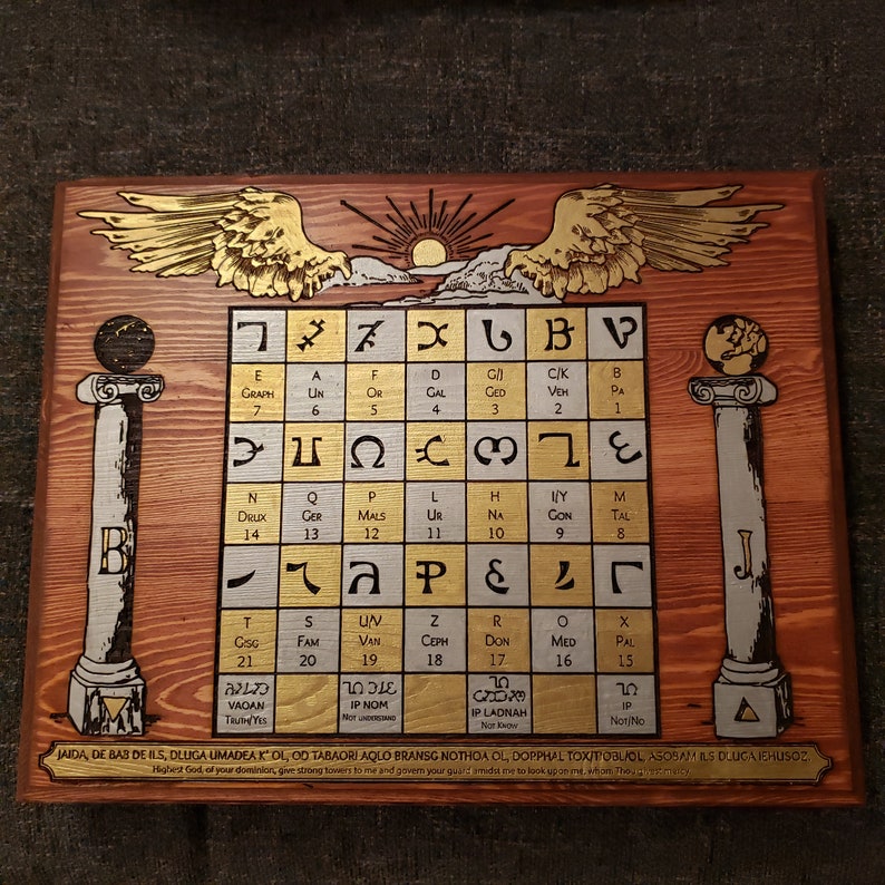 Angelic Enochiantalking Spirit Board (ouija Board) - Etsy