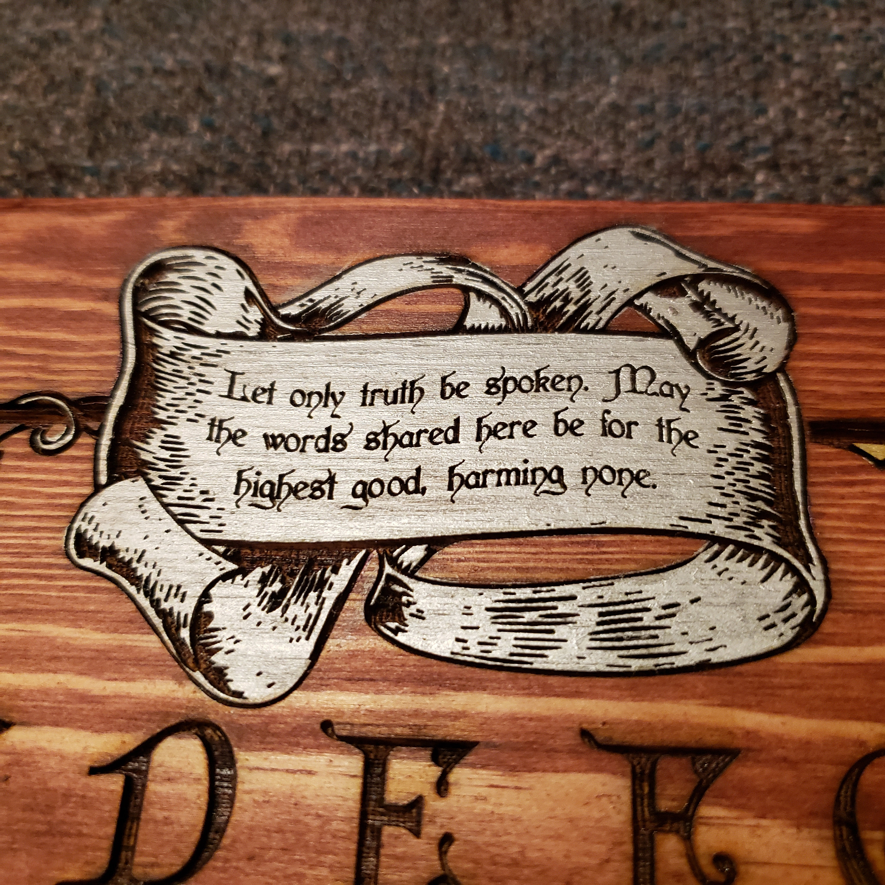 Medieval Style Talking Spirit Board ouija Board - Etsy