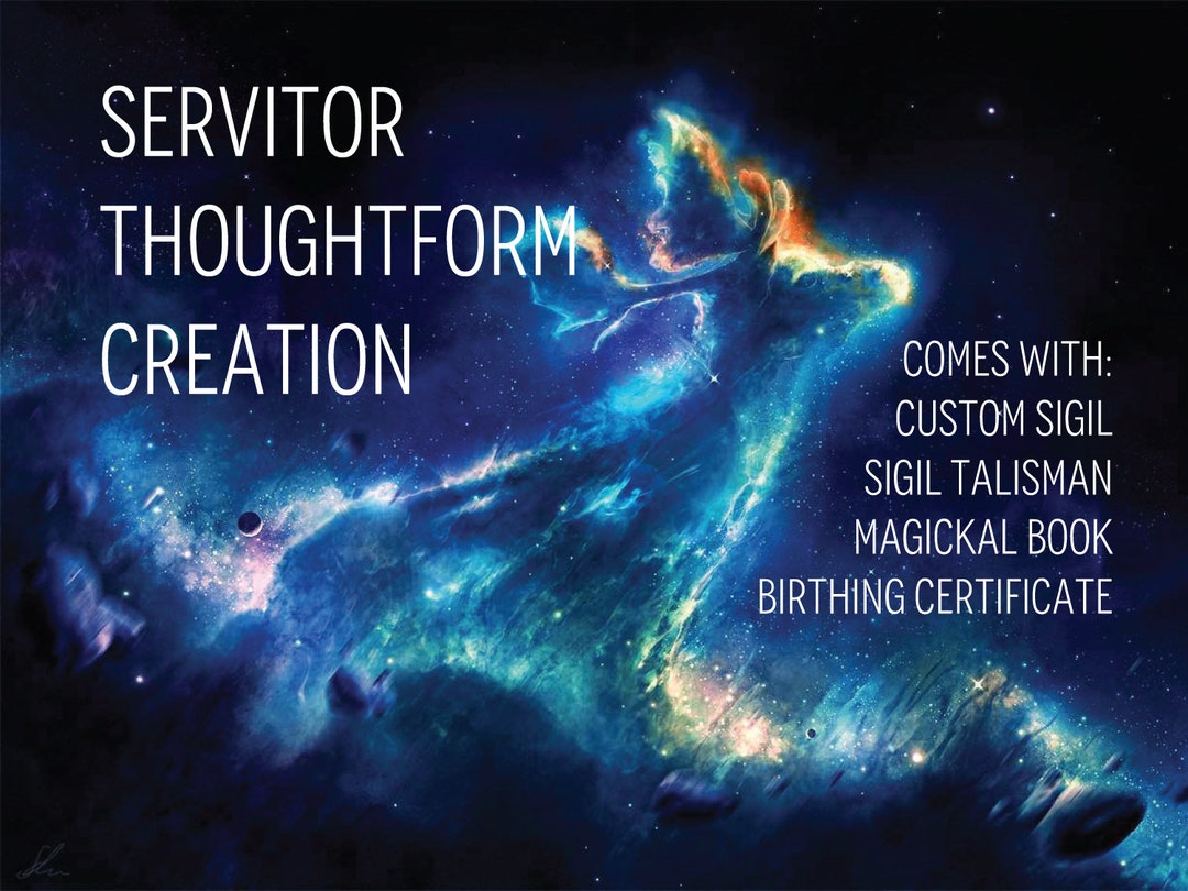 Empowered Servitor Creation - Custom Sigil, Talisman, Magickal Book ...