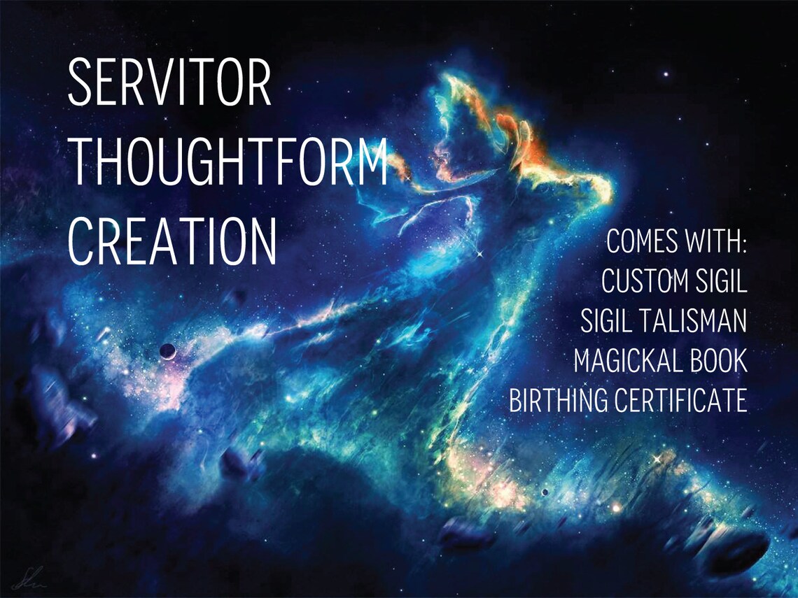 Empowered Servitor Creation Custom Sigil Talisman Magickal - Etsy