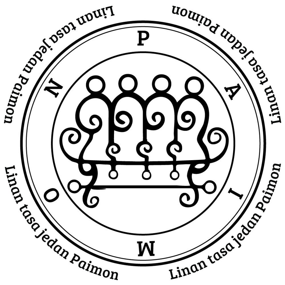 Goetia Spirit Demon Sigils and Enns - Digital Art Files Illustrator ...