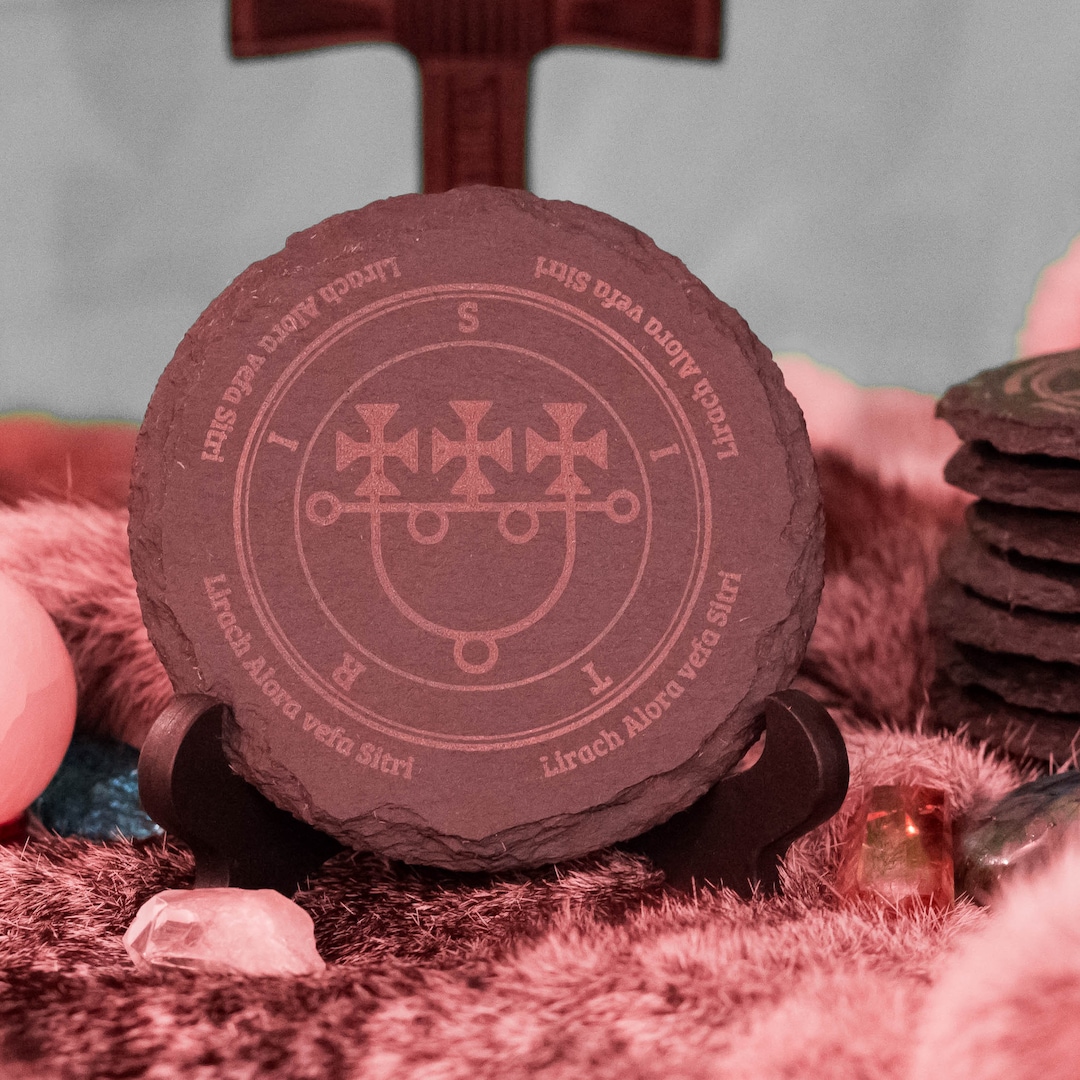 Set of 4 Devotional Coasters Prince Sitri - Goetia Spirit - Etsy Australia