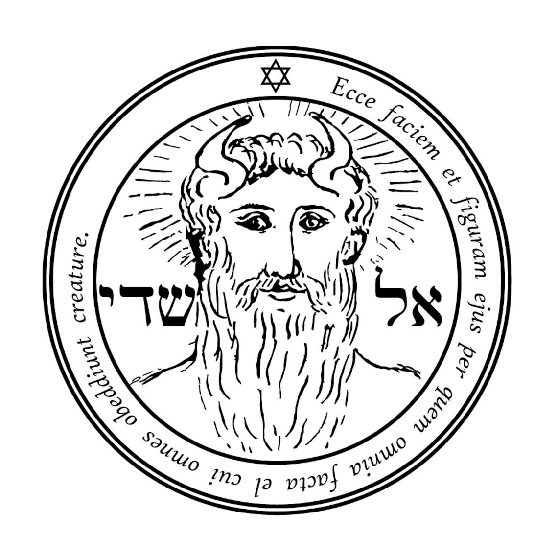 First Pentacle of the Sun Solomonic Magick Talisman for - Etsy