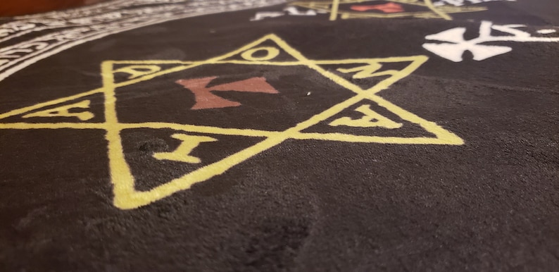 Solomonic Magick Protective Circle Ceremonial Rug - Etsy