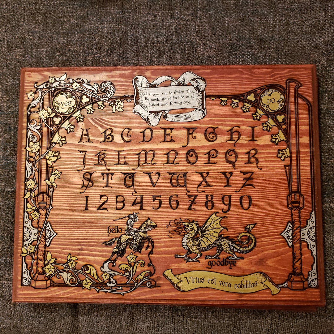 Medieval Style Talking Spirit Board (ouija Board) - Etsy