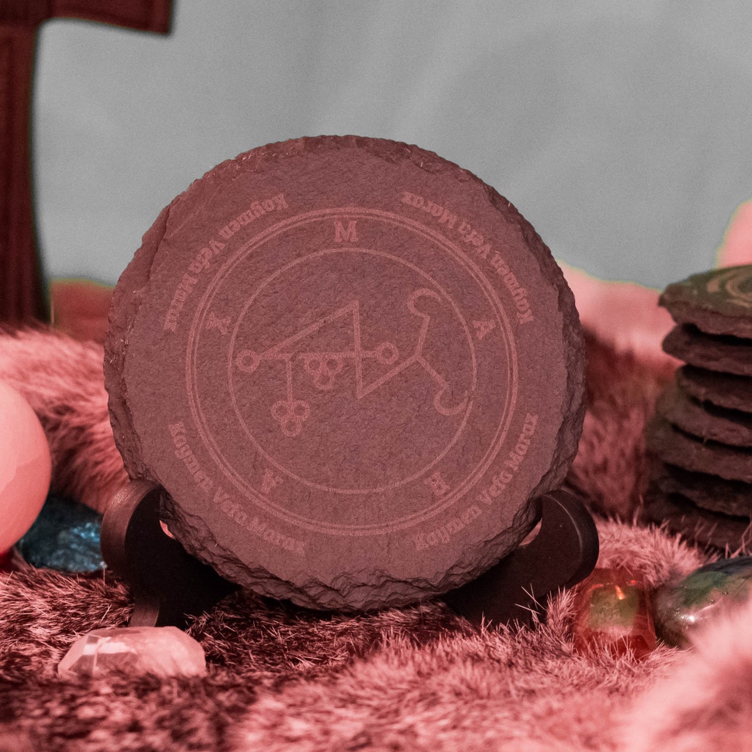 Set of 4 Devotional Coasters President Marax - Goetia Spirit - Etsy