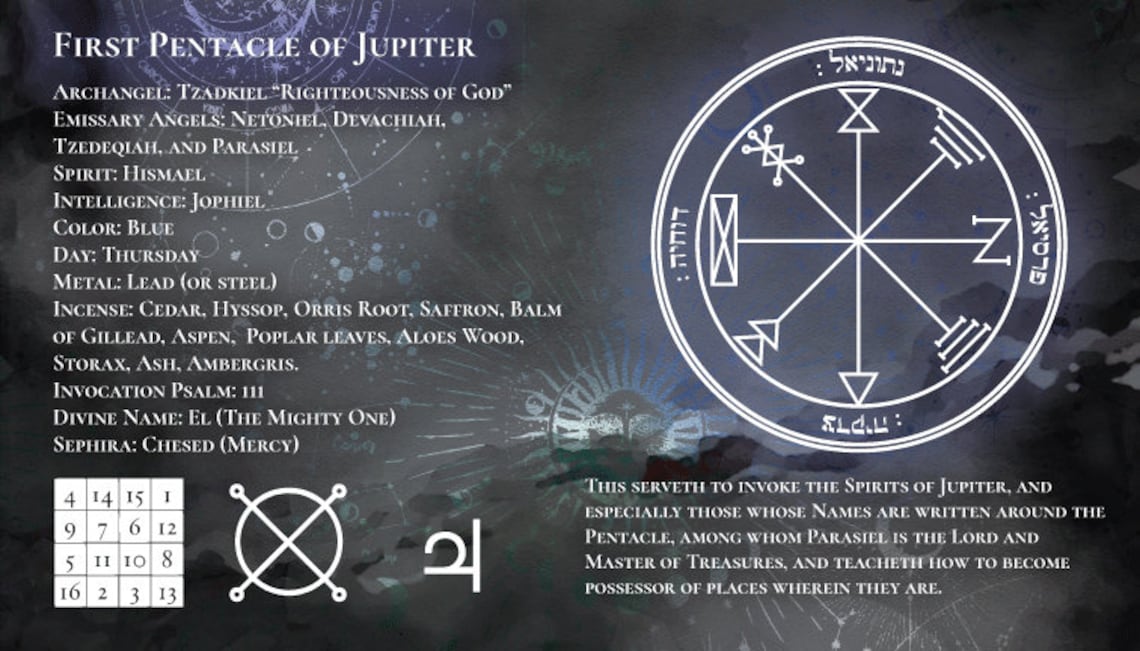 Solomonic Pentacles Digital Files - Etsy