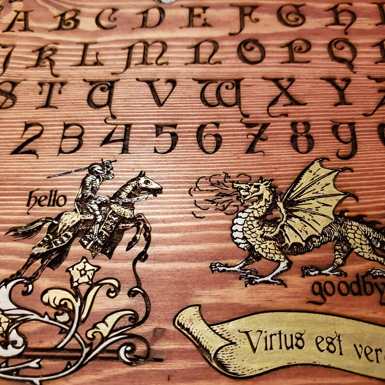 Medieval Style Talking Spirit Board ouija Board - Etsy