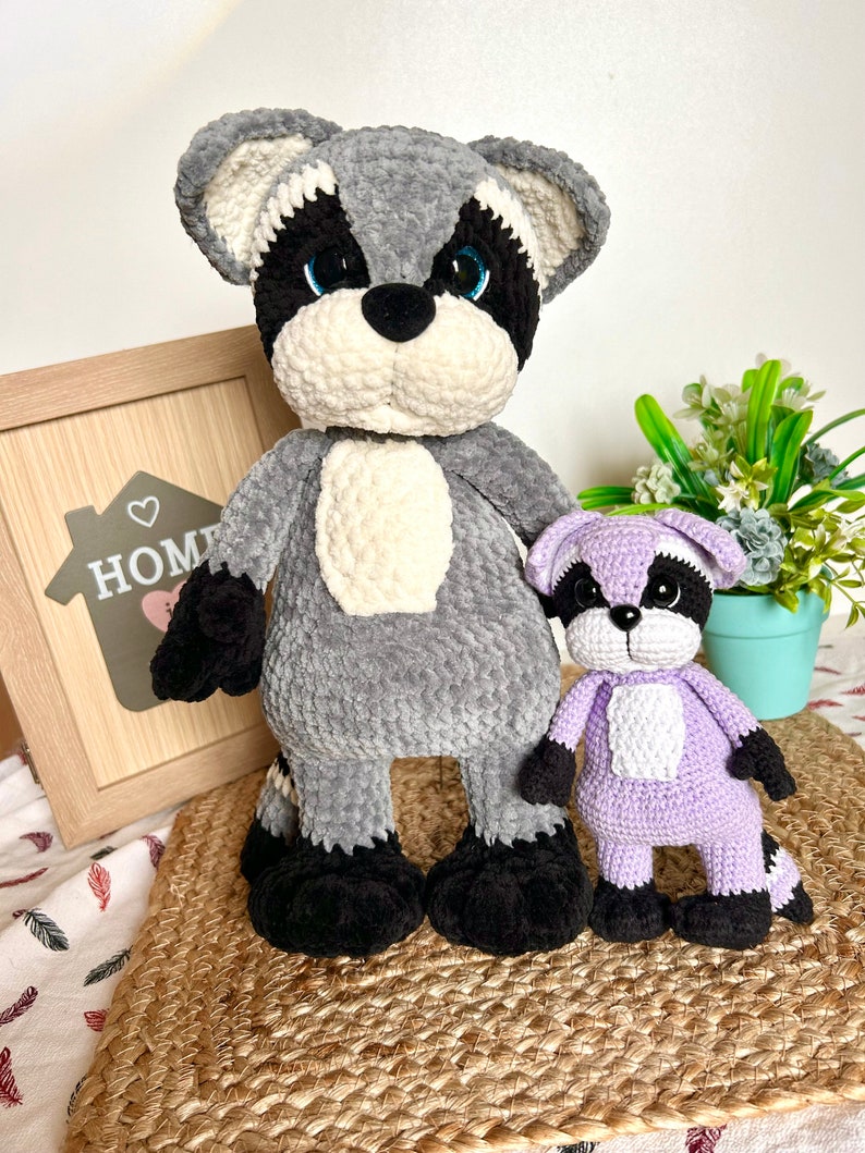 Raccoon Crochet Pattern pdf Eng - Etsy