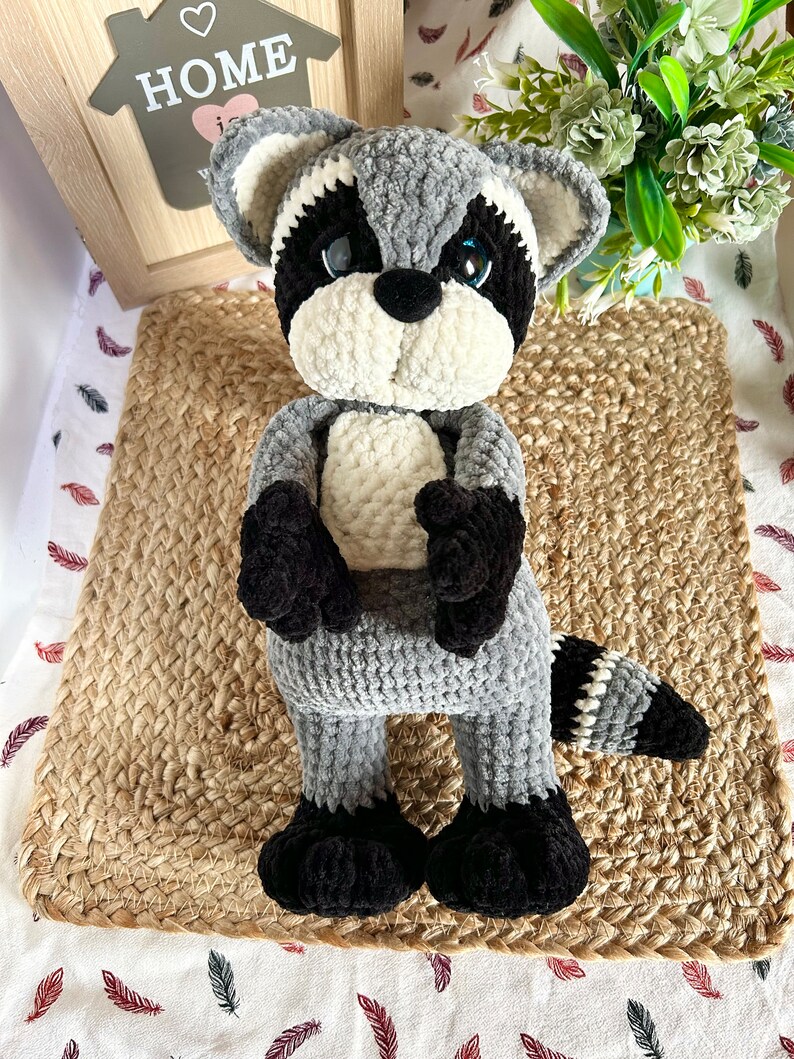 Raccoon Crochet Pattern pdf Eng - Etsy