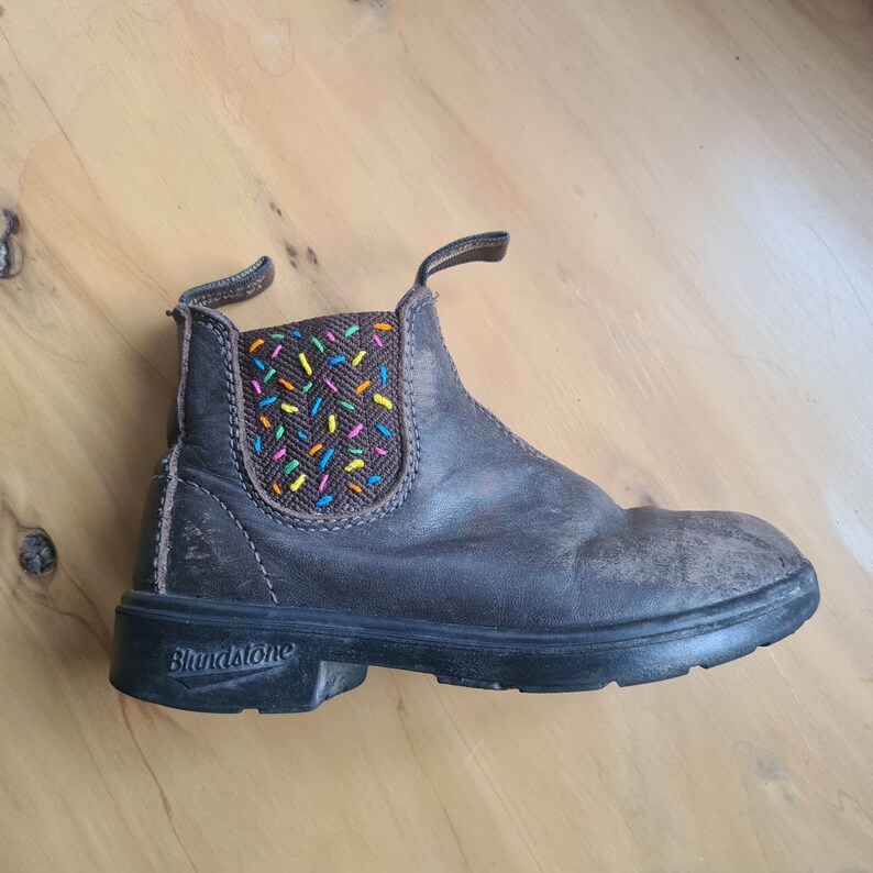 Custom Blundstone Boot Embroidery Fairy Bread Sprinkles - Etsy