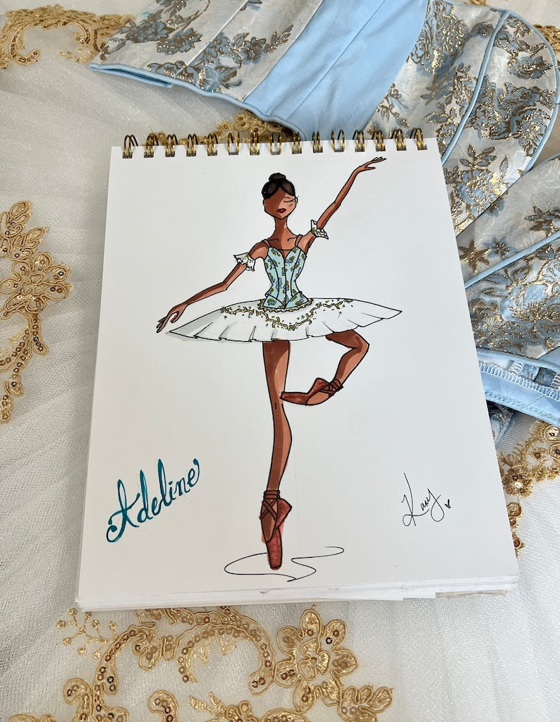 Custom Ballerina Drawing - Etsy