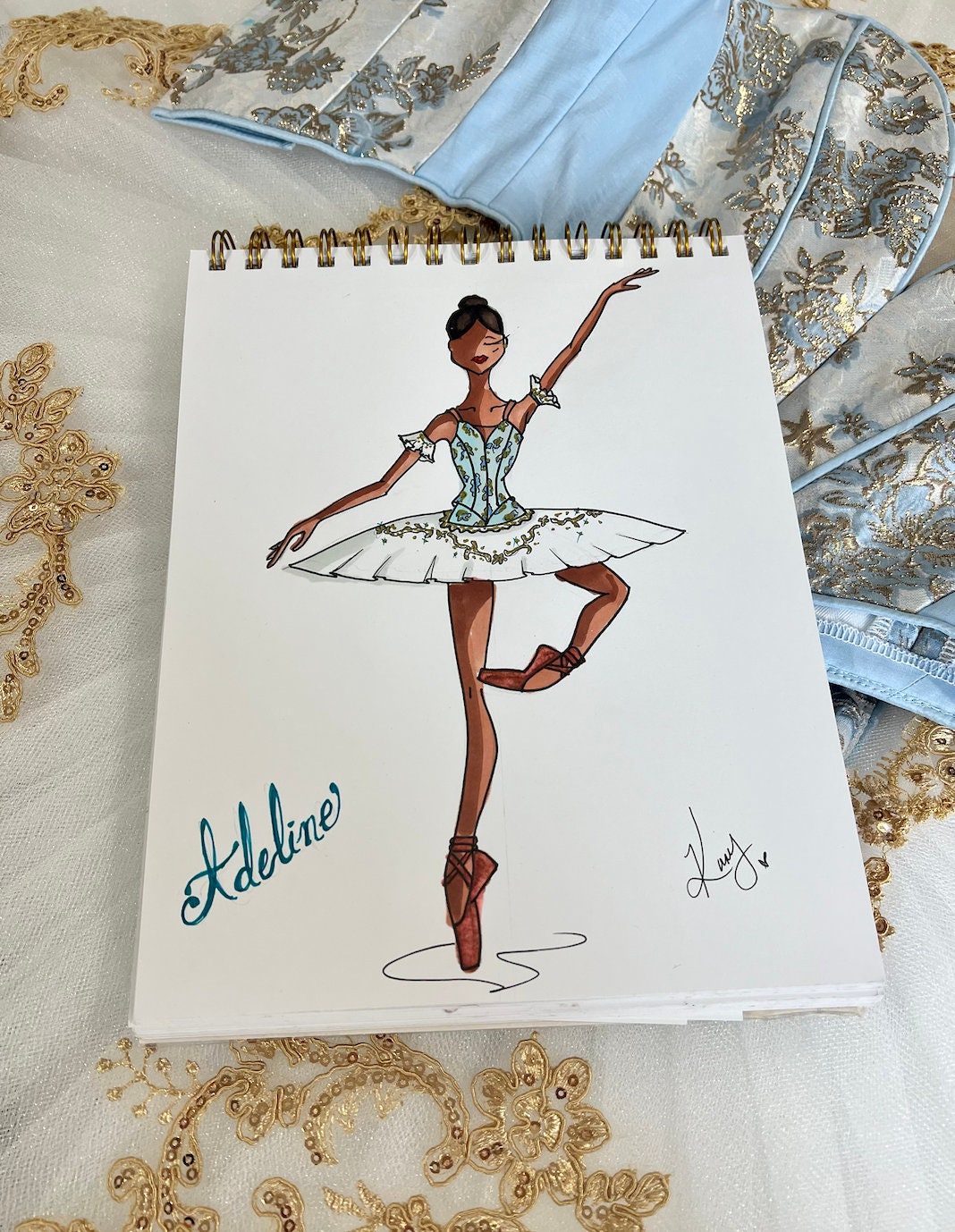 Custom Ballerina Drawing - Etsy