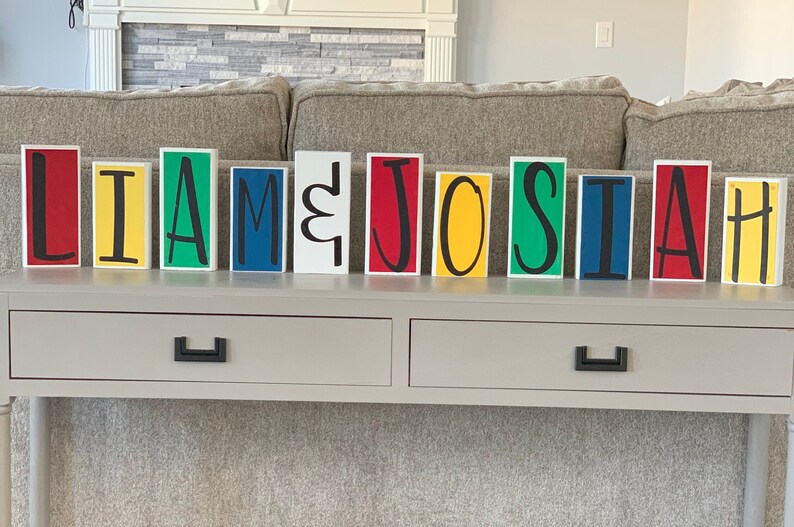 Block Letters / Letter Blocks / Block Letter - Etsy