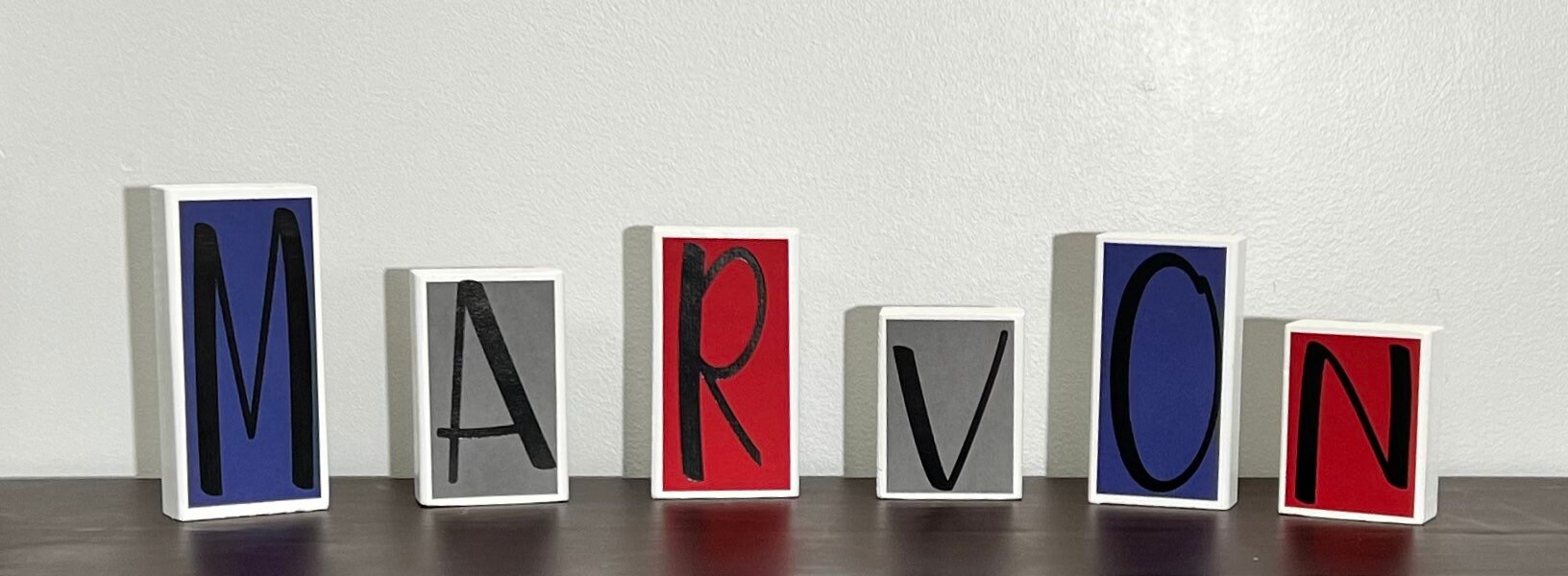 Block Letters / Letter Blocks / Block Letter - Etsy