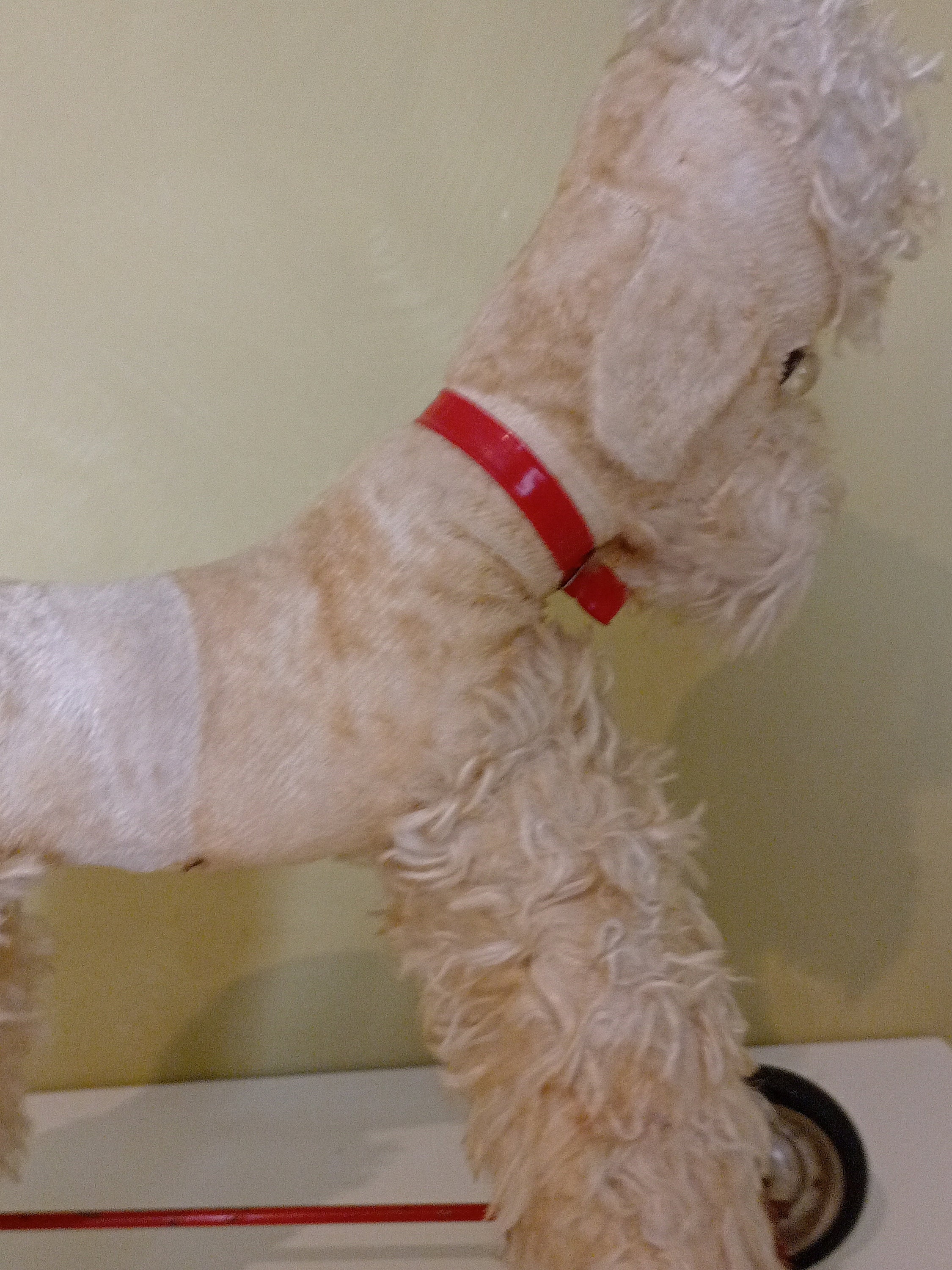 Steiff SNOBBY Poodle on Wheels Circa 1953 Vintage - Etsy