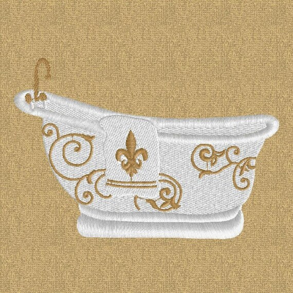 Bath Machine Embroidery Design Embroidery Designs - Etsy