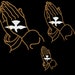 Praying Hands, 3 Sizes, Machine Embroidery, Embroidery Designs ...