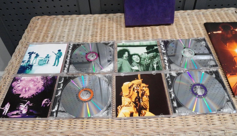 The Jimi Hendrix Experience 4 CD Box Set Purple Velvet Cover - Etsy