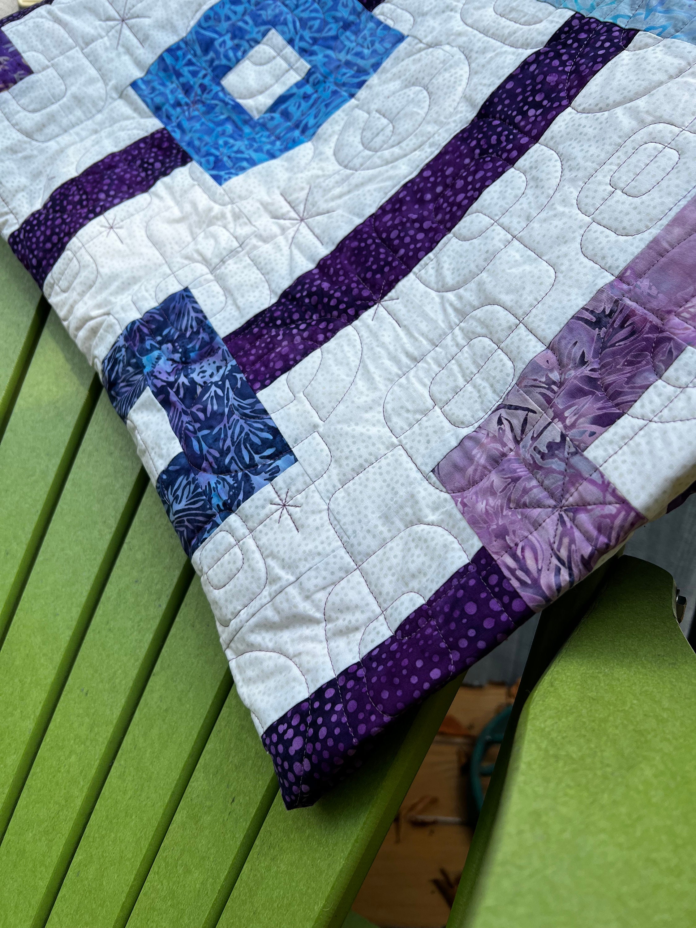 Squared up Quilt Pattern - DIGITAL (PDF) Version - 3 Sizes - Beginner ...