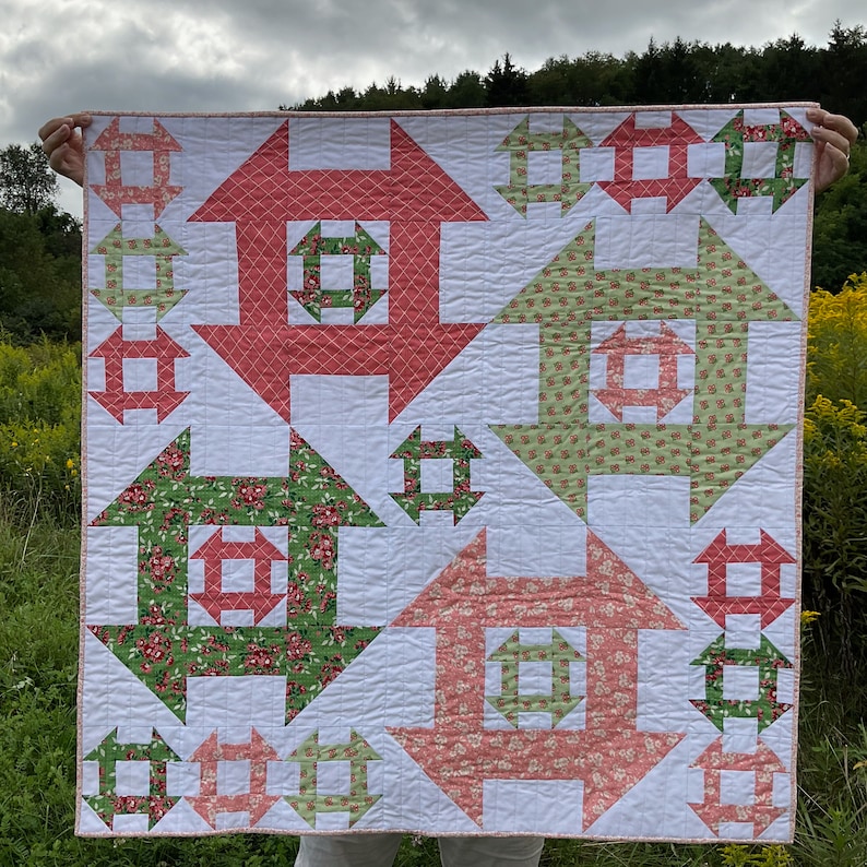 Churning up a Storm DIGITAL Version of Pattern Uses Churn Dash Quilt ...