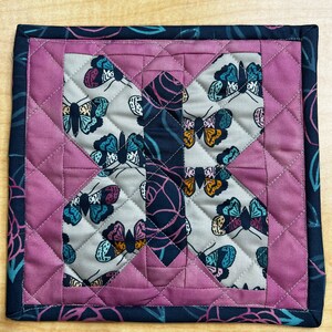 Butterfly Mug Rug / Quilt Block Pattern - DIGITAL (PDF) Version - Great ...
