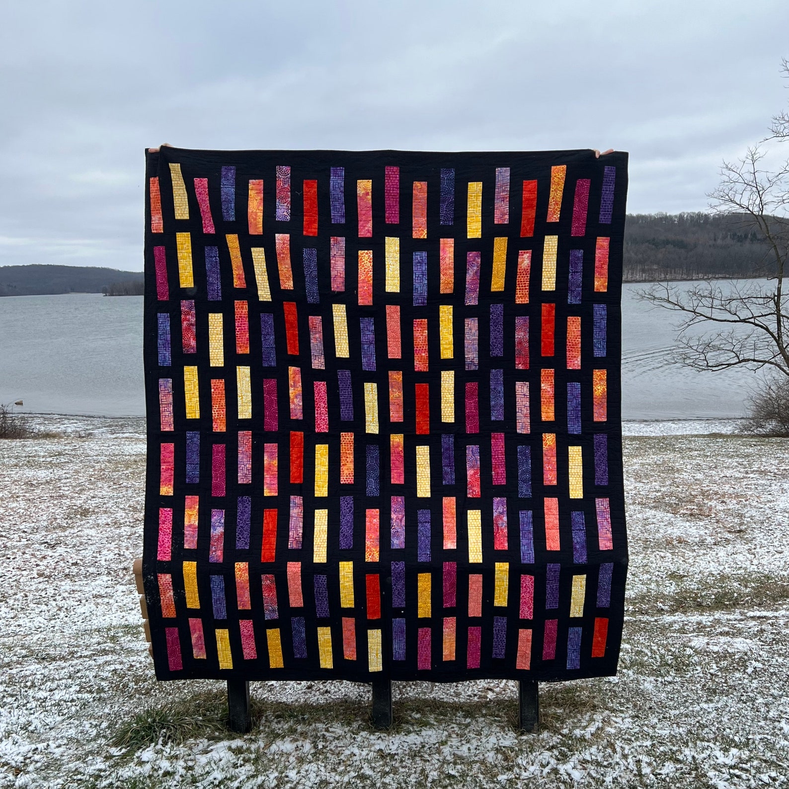 City Lights Quilt Pattern - PAPER Version - 3 Sizes - Beginner - 2 1/2 ...
