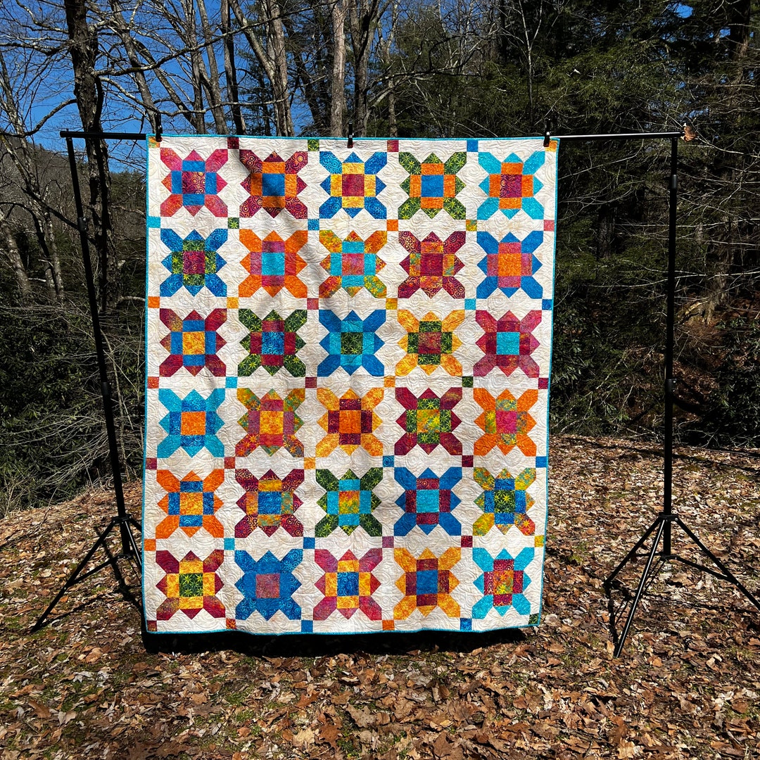 Blooming Garden - DIGITAL Version of Pattern - Quilt Pattern ...