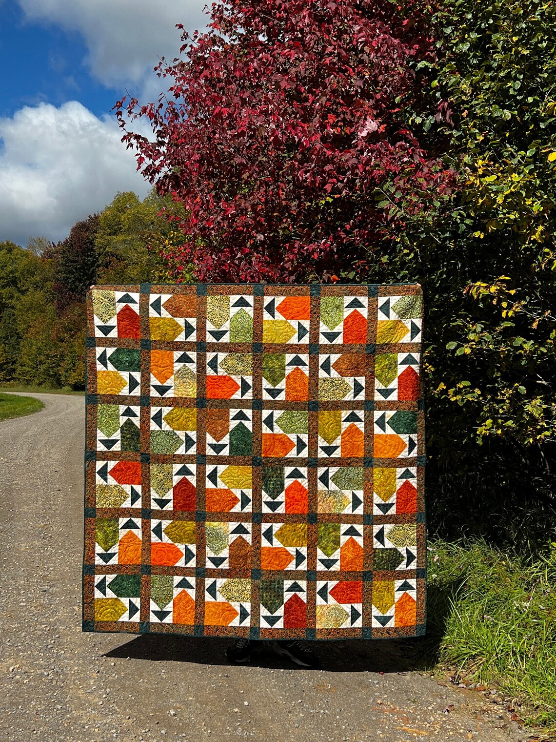 Off Kilter Quilt Pattern PAPER Version PDF Confident Beginner 10 Stack ...