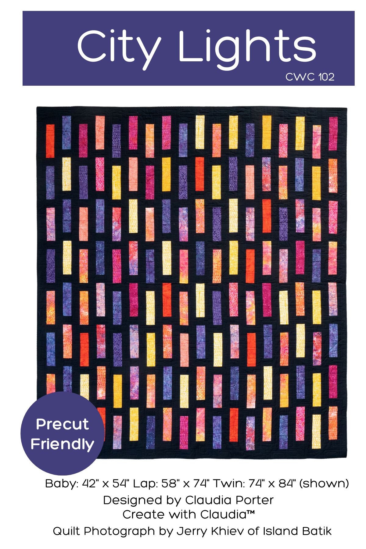 City Lights Quilt Pattern - DIGITAL Version - PDF - 3 Sizes - Beginner ...