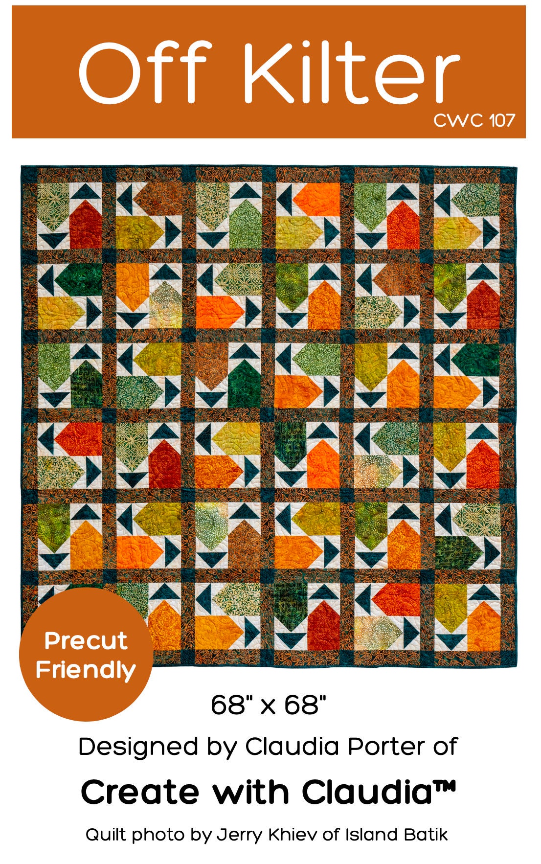 Off Kilter Quilt Pattern - PAPER Version - PDF - Confident Beginner ...