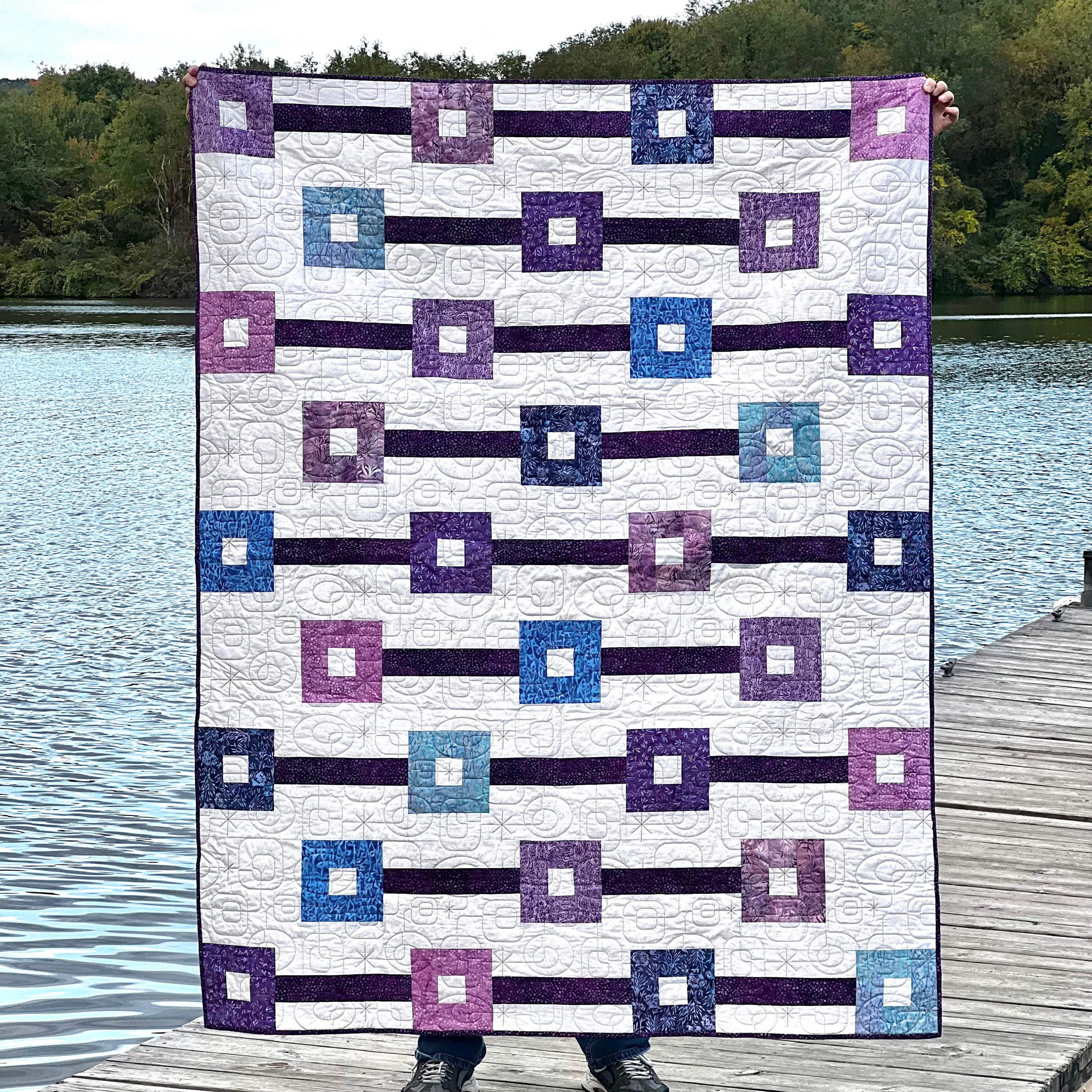 Squared up Quilt Pattern - DIGITAL (PDF) Version - 3 Sizes - Beginner - Precut Friendly - Etsy