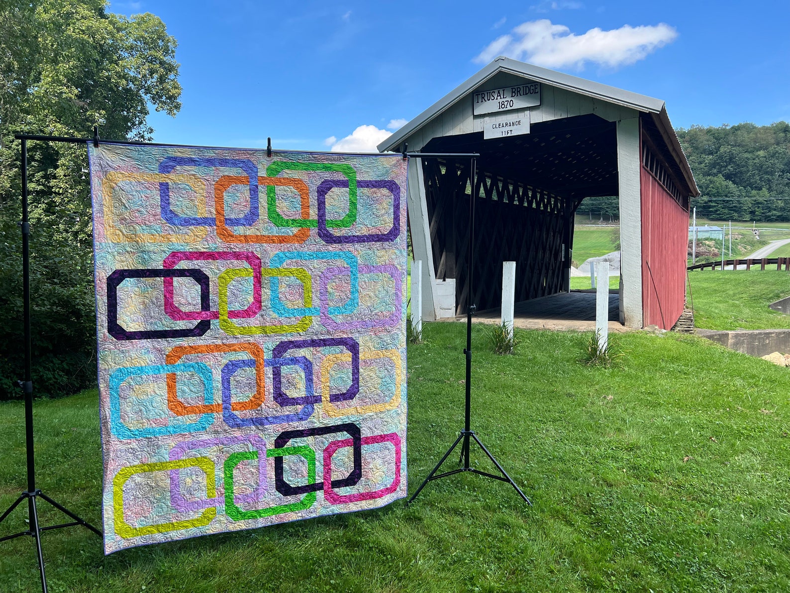 Links Quilt Pattern - PAPER Version - Intermediate - Instructions for a ...