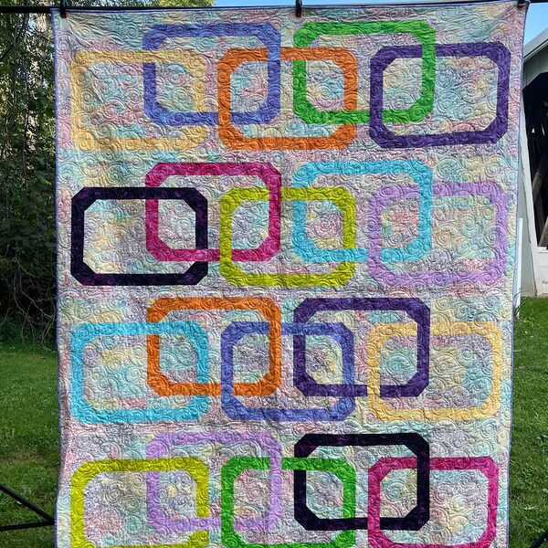 Heart Strings Quilt Pattern DIGITAL Version PDF 3 Sizes Confident Beginner Fat Quarter Friendly ...