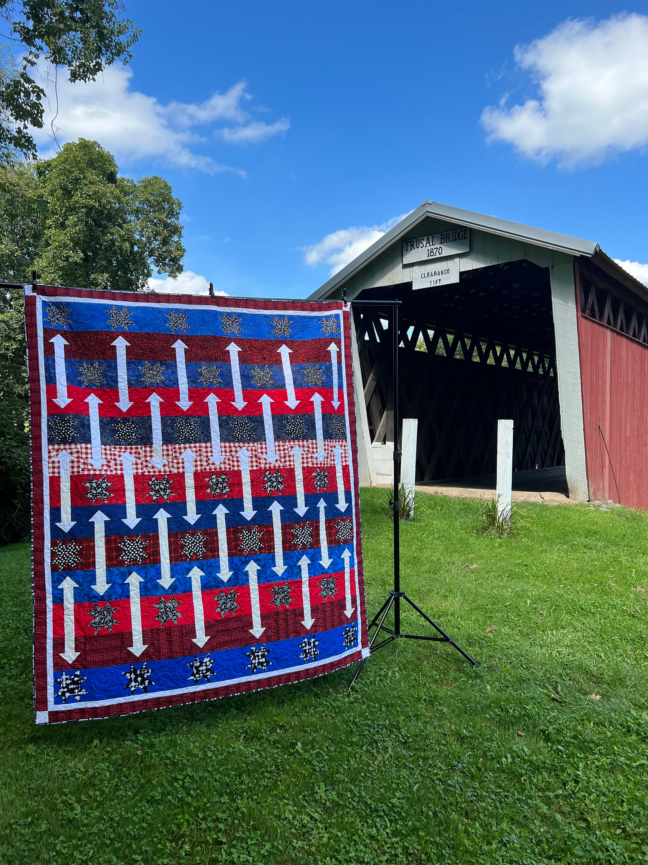 Falling Stars Quilt Pattern - PAPER Version - Directions for a 72" X 84 ...