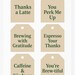 Coffee Gift Tags Printable: Teacher Appreciation, Barista Thank You ...
