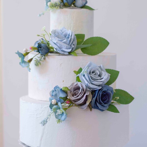 Dusty Blue Cake Topper - Etsy