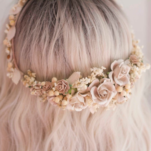 Boho Flower Crown - Etsy