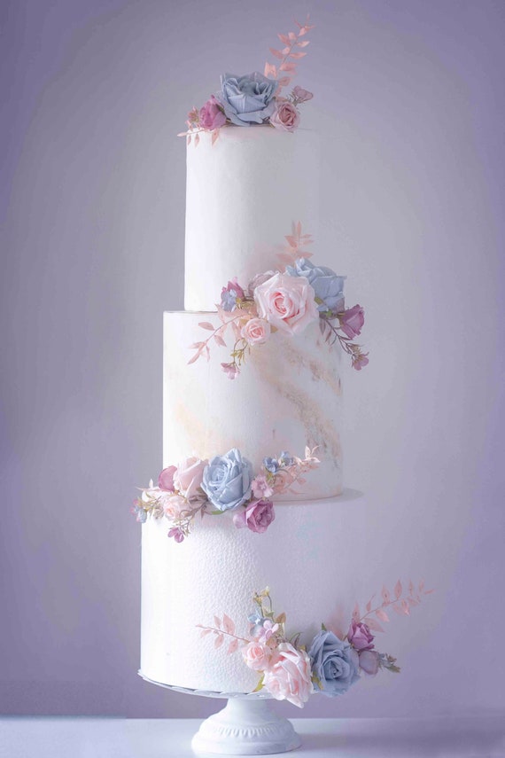 Pink And Blue Cake Ideas