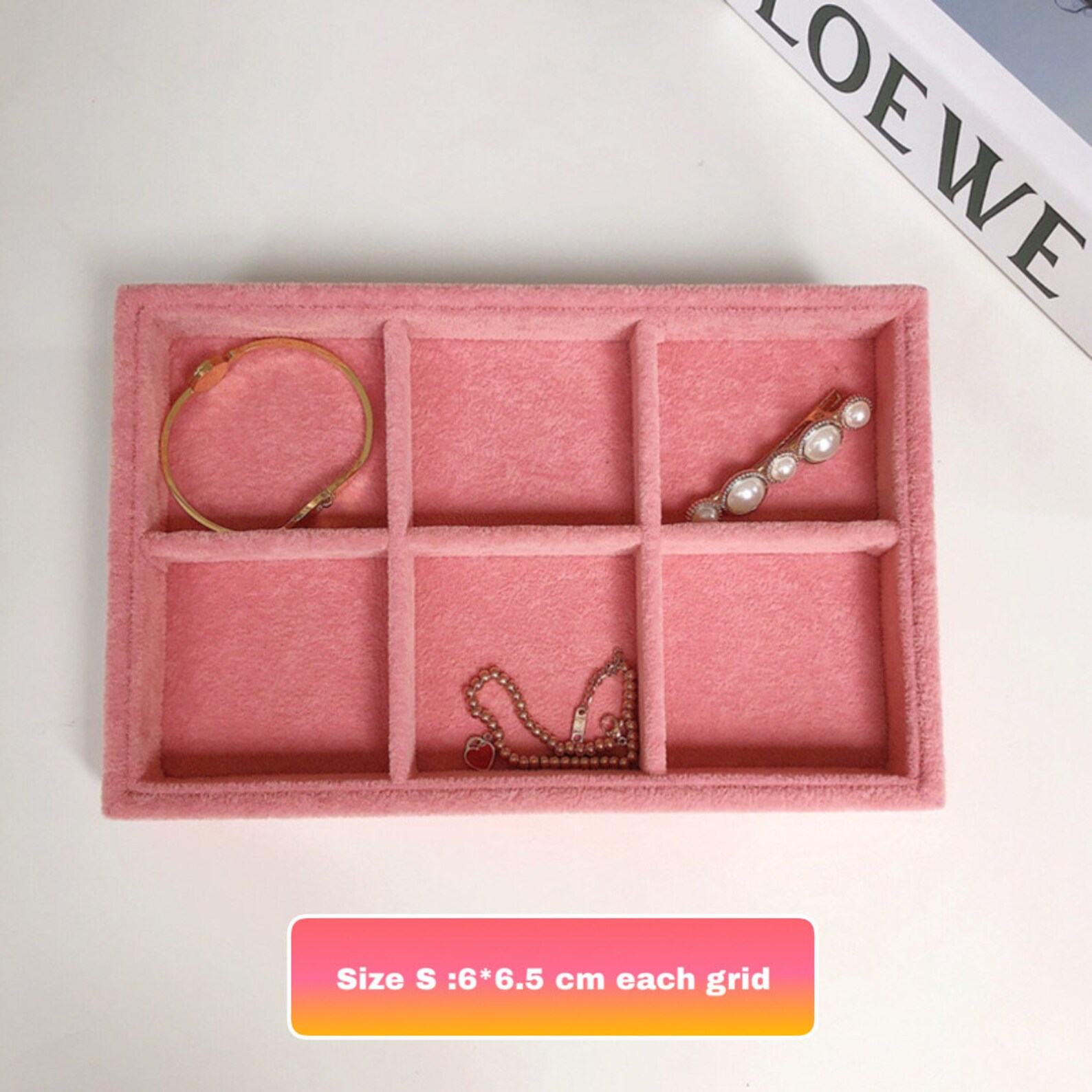 Pink Stackable Jewelry Storage Drawer Divider drawer | Etsy