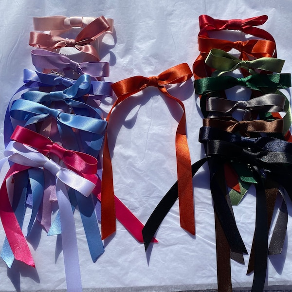 Orange Hair Ribbon - Etsy UK